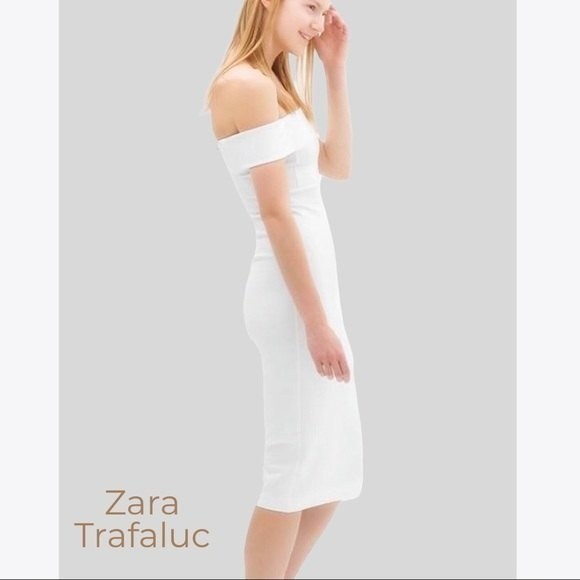 Zara | Dresses | Zara Off Shoulders Dress | Poshmark